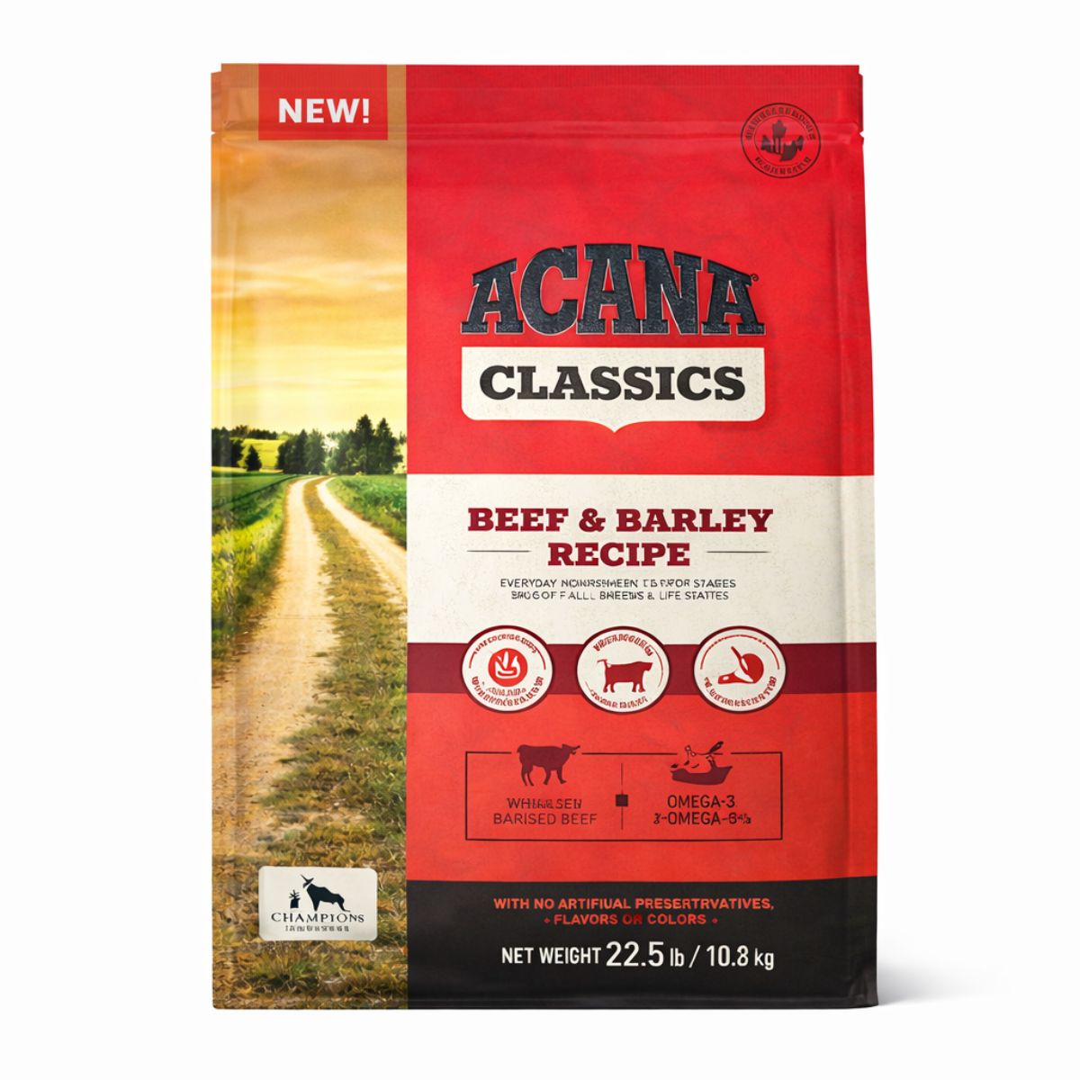 ACANA BEEF & BARLEY RECIPE 22.5 LB – American Pets Panama