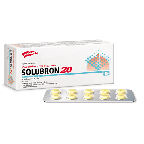 Solubron 20 Holliday 30 Comprimidos X Caja – American Pets Panama