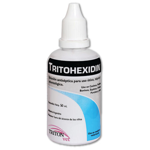 Triton Vet Tritohexidin Solucion Topica, Otica Y Bucal 50 Ml – American ...